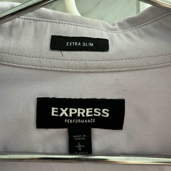 Express | Shirts | Express Large Extra Slim Fit Light Purple ...